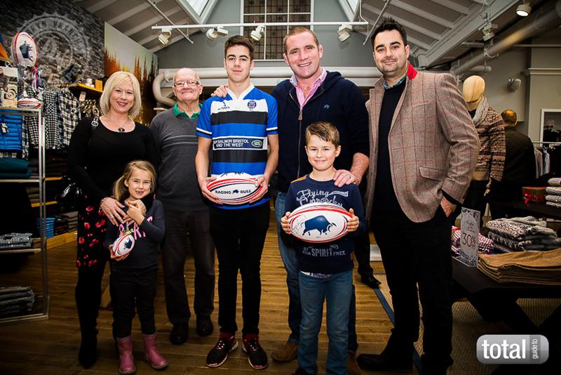 Snapped: Phil Vickery MBE opens Raging Bull at Jolly's Bath.