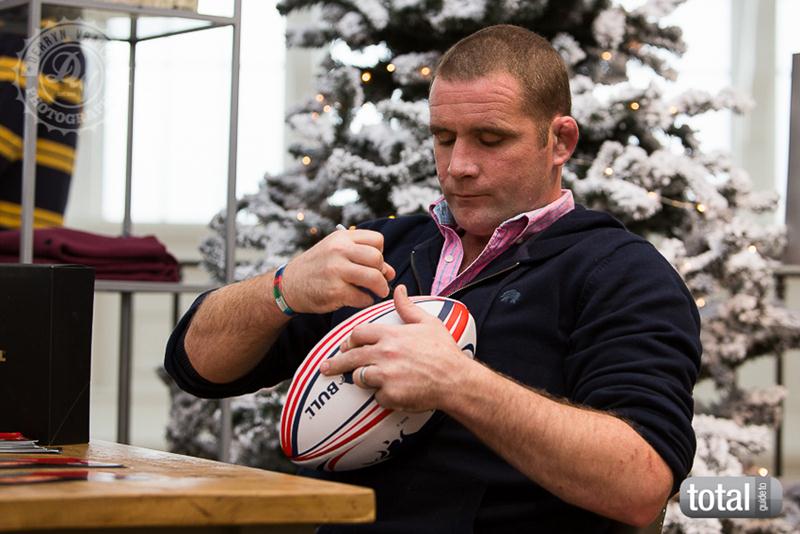 Snapped: Phil Vickery MBE opens Raging Bull at Jolly's Bath.
