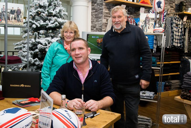 Snapped: Phil Vickery MBE opens Raging Bull at Jolly's Bath.