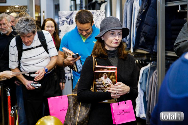 Snapped: Phil Vickery MBE opens Raging Bull at Jolly's Bath.