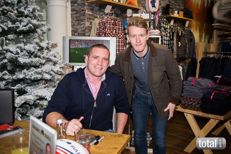 Snapped: Phil Vickery MBE opens Raging Bull at Jolly's Bath.