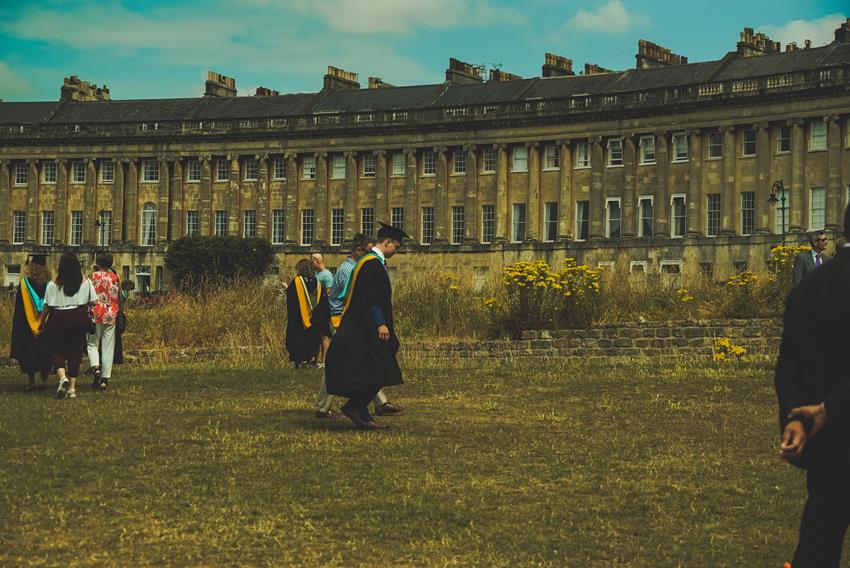 SNAPPED: University of Bath Post-Graduation Celebrations at Royal Crescent